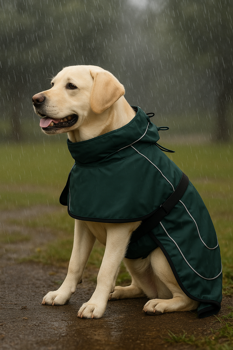 Manteau pour chien vert forêt – Chien Mondain